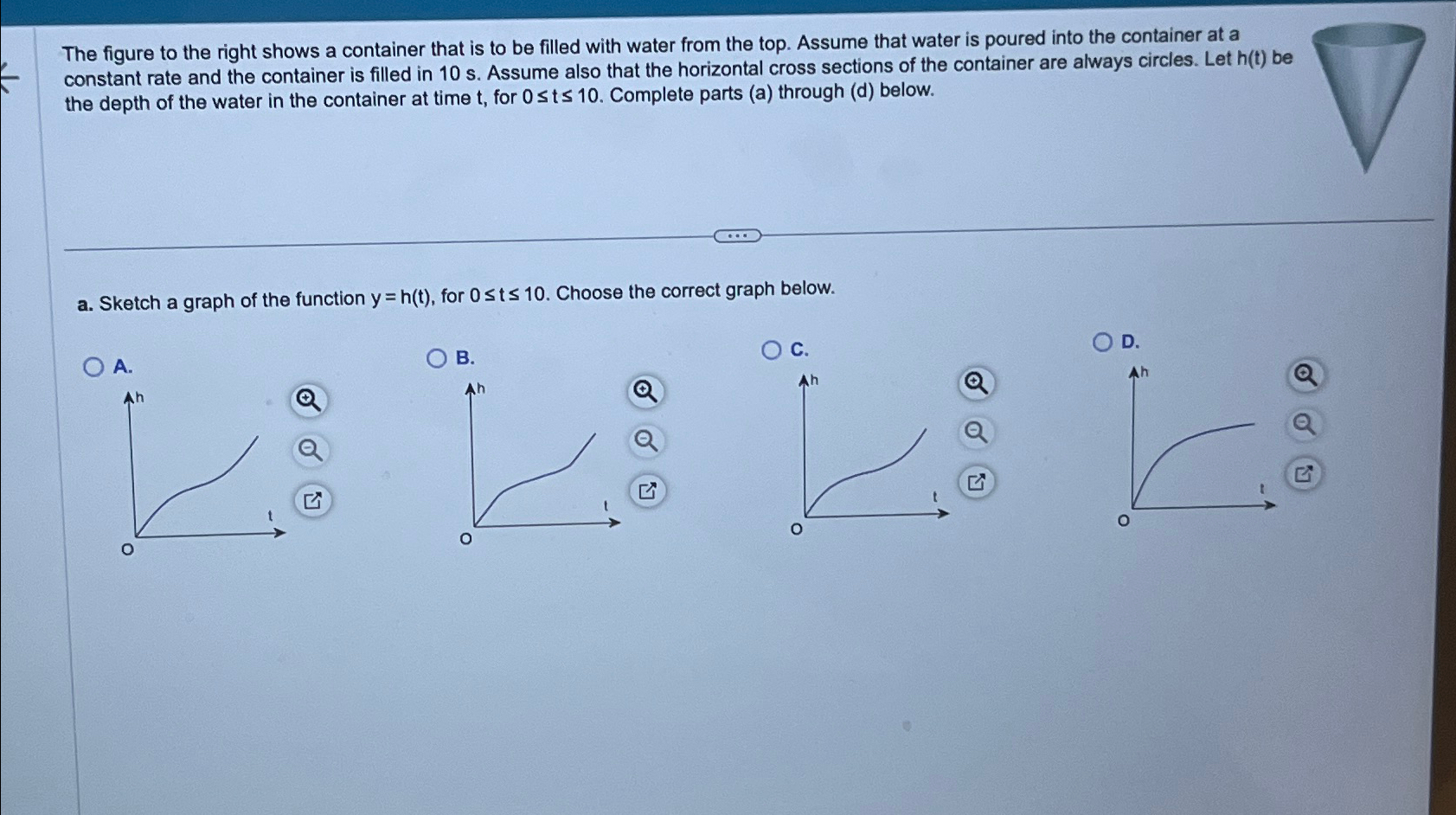 Solved The figure to the right shows a container that is to | Chegg.com