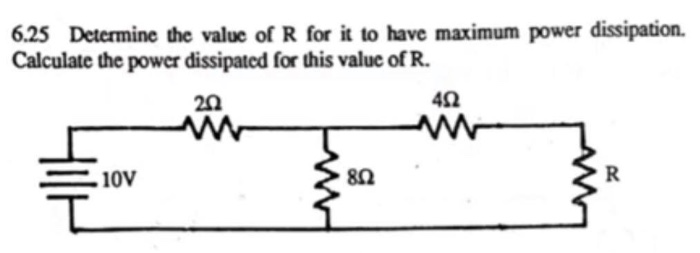 Solved Determine the value of R for it to have maximum power | Chegg.com