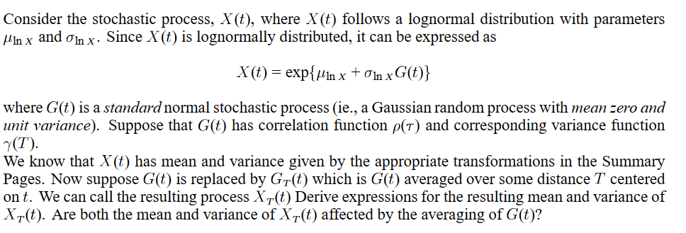 Solved Consider the stochastic process, x(t), ﻿where x(t) | Chegg.com