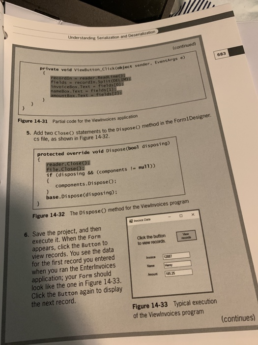 Solved CHAPTER 14 Files and Streams You Do It Creating a | Chegg.com