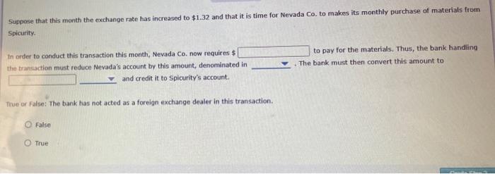 Solved Suppose that this month the exchange rate has | Chegg.com