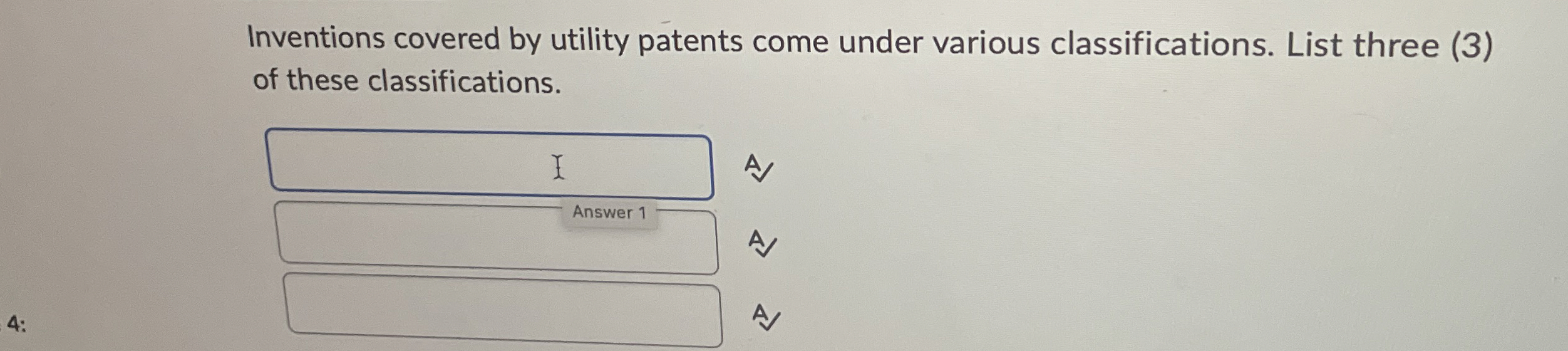 Solved Inventions covered by utility patents come under | Chegg.com