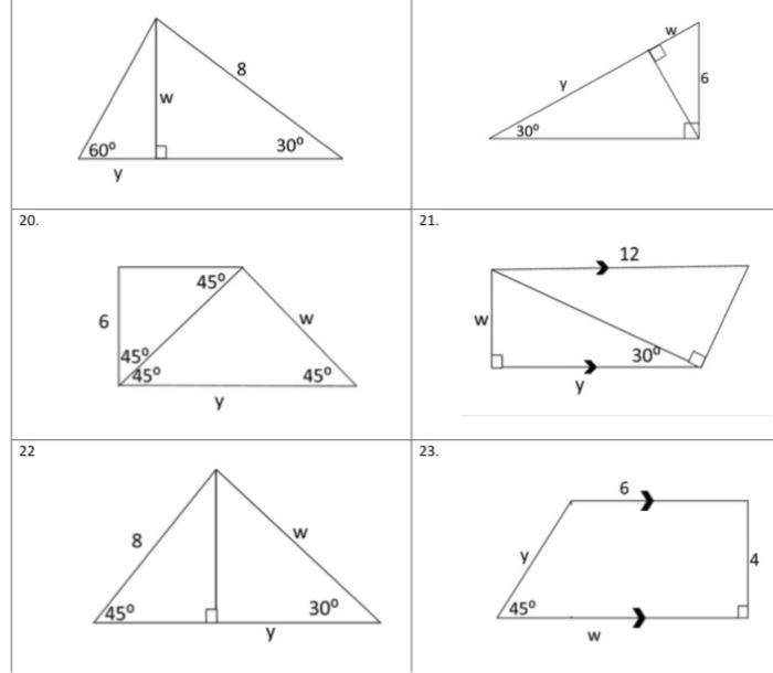 Solved how to find the special right triangle | Chegg.com