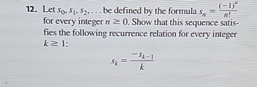 Solved Let s0,s1,s2,dots be defined by the formula | Chegg.com