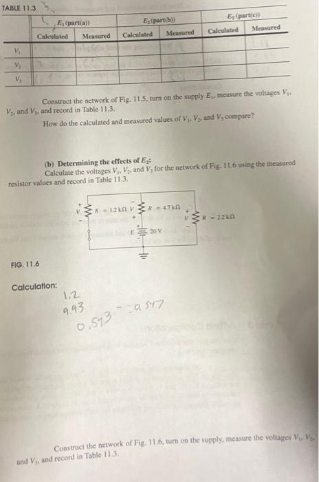 Solved 2 Superposition Theorem (Applied to Voltage Levels) | Chegg.com