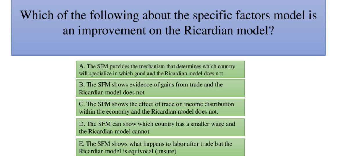 Solved Which of the following about the specific factors | Chegg.com