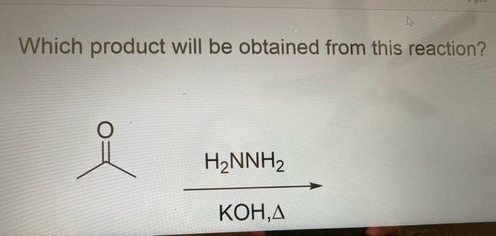 Solved Which product will be obtained from this reaction? | Chegg.com