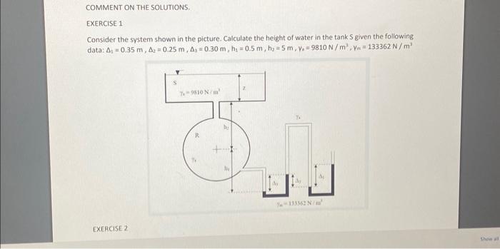 Solved COMMENT ON THE SOLUTIONS: EXERCISE 1 Consider the | Chegg.com