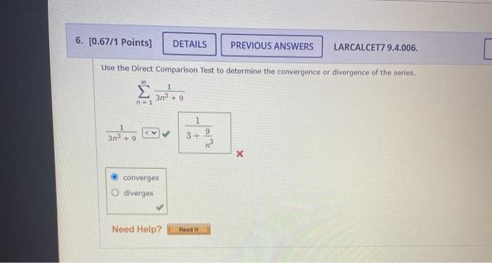 Solved 6. [0.67/1 Points] DETAILS PREVIOUS ANSWERS | Chegg.com
