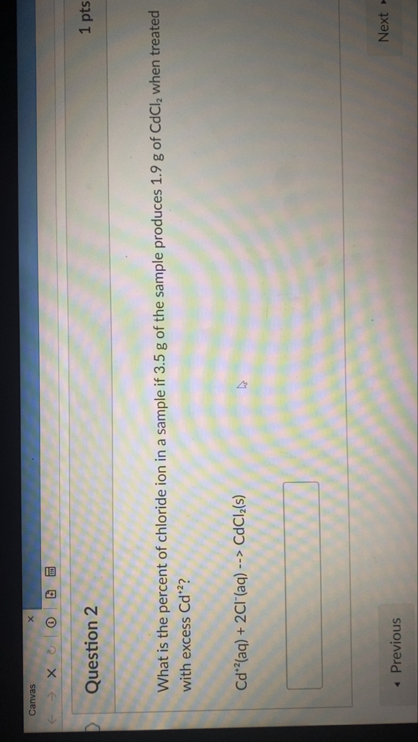 Solved Question 21 ﻿ptsWhat is the percent of chloride ion | Chegg.com