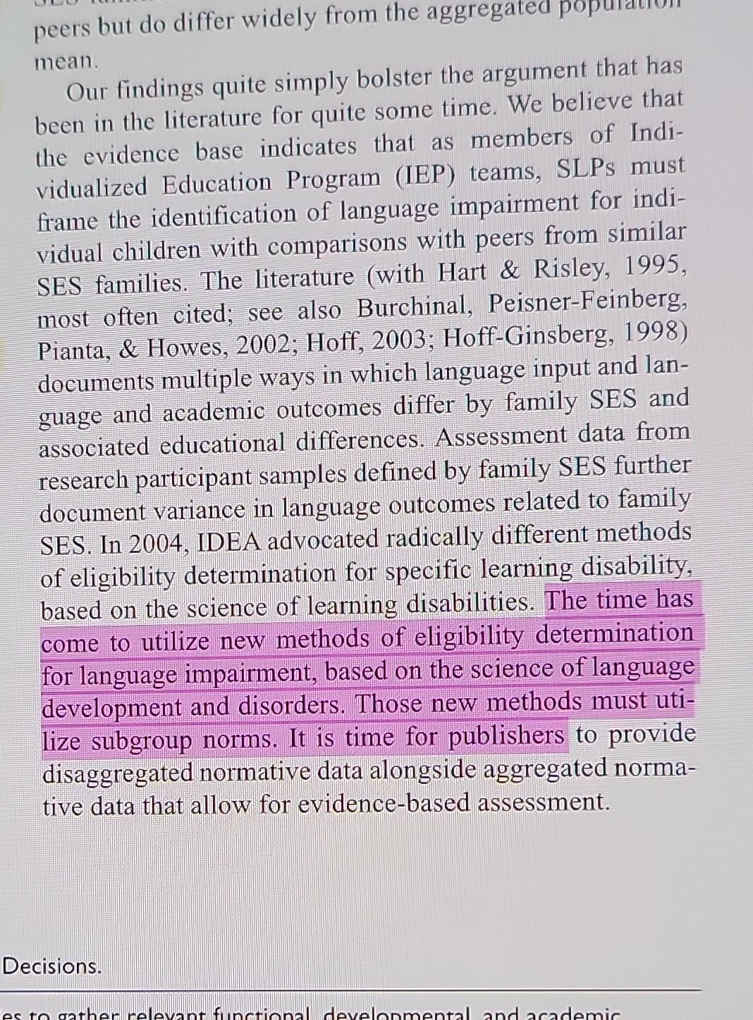 Solved Pay attention to subgroup norms! I like this study | Chegg.com