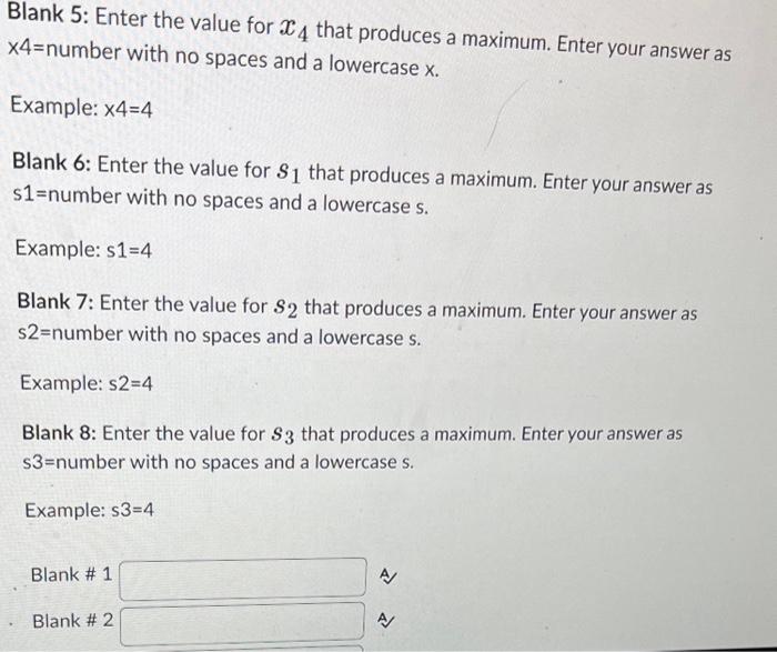 Solved Use the completed simplex table below to give the | Chegg.com