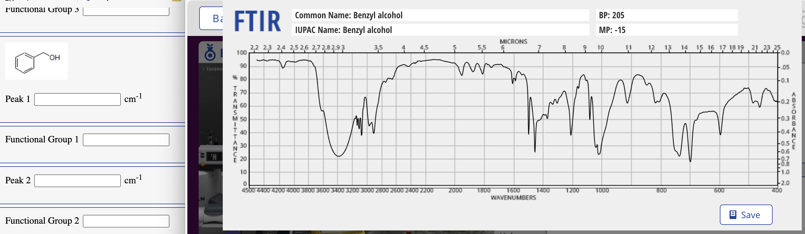 Solved IUPAC Name: Benzyl alcohol ﻿please help answer the | Chegg.com