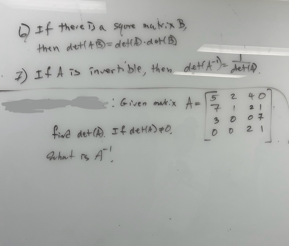 Solved If there is a square matrix B, ﻿then | Chegg.com