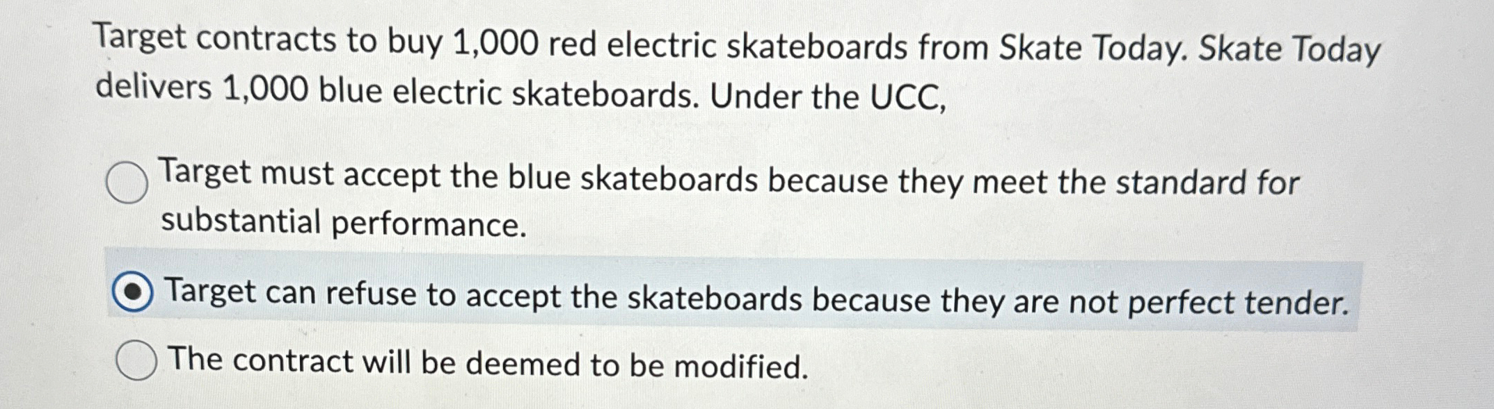 Solved Target contracts to buy 1,000 ﻿red electric | Chegg.com