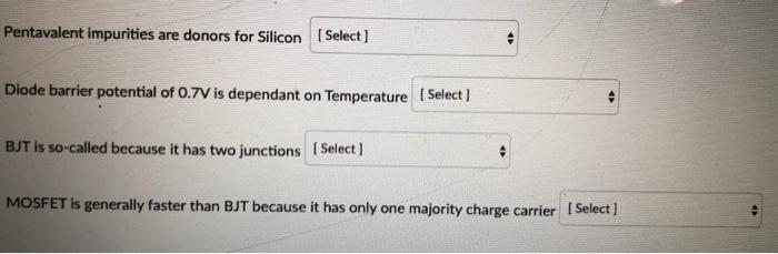 Solved Pentavalent impurities are donors for Silicon | Chegg.com