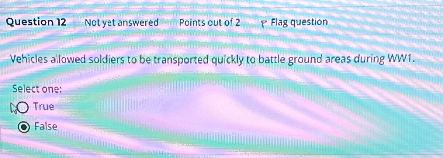 Solved Question 12not Yet Answeredpoints Out Of 2p ﻿flag
