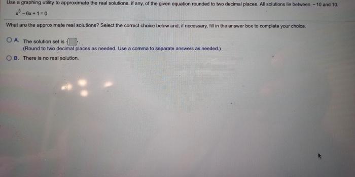 Solved Use a graphing utility to approximate the real | Chegg.com