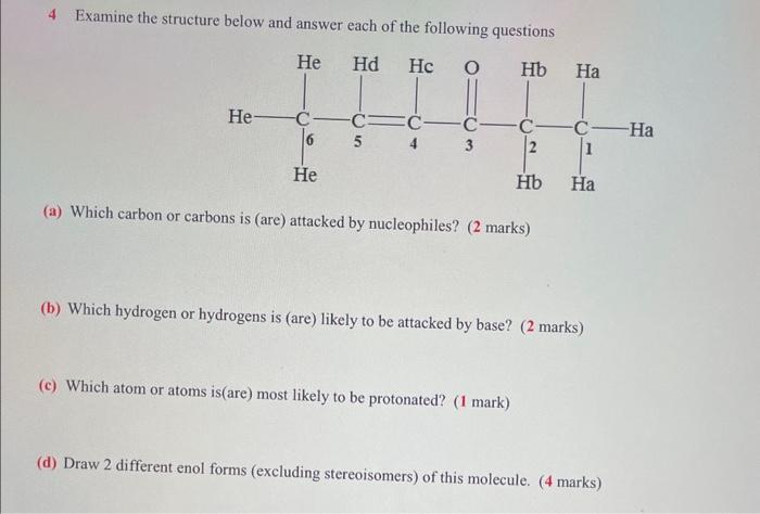 Solved 2 Which of the following structures is/are likely to | Chegg.com