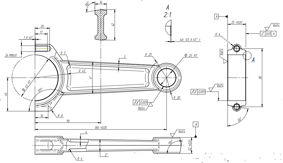 Make this metric part in Solid Edge with step by step | Chegg.com