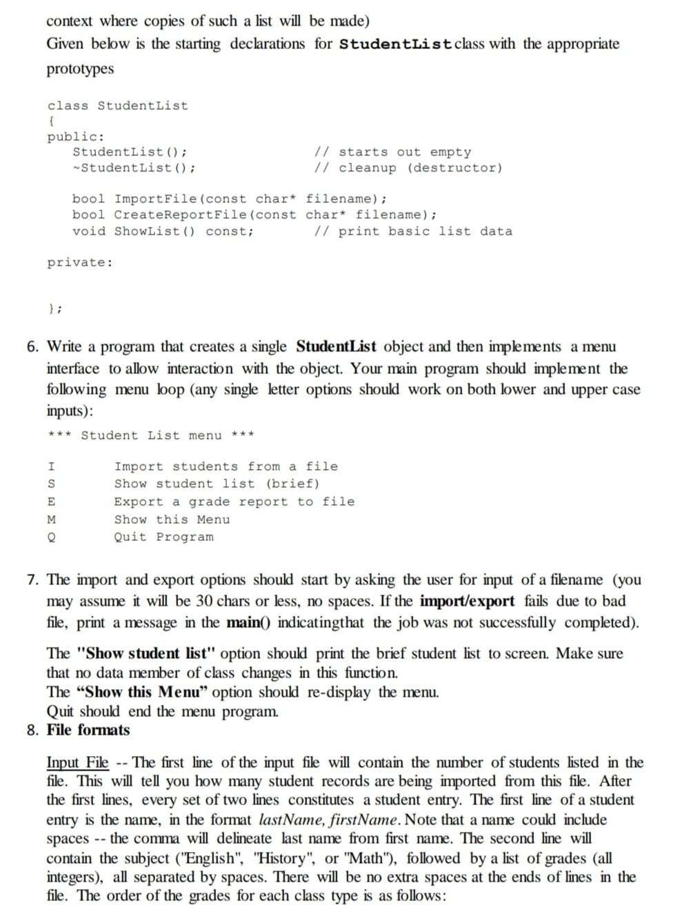 Solved Objective To gain experience with inheritance, | Chegg.com