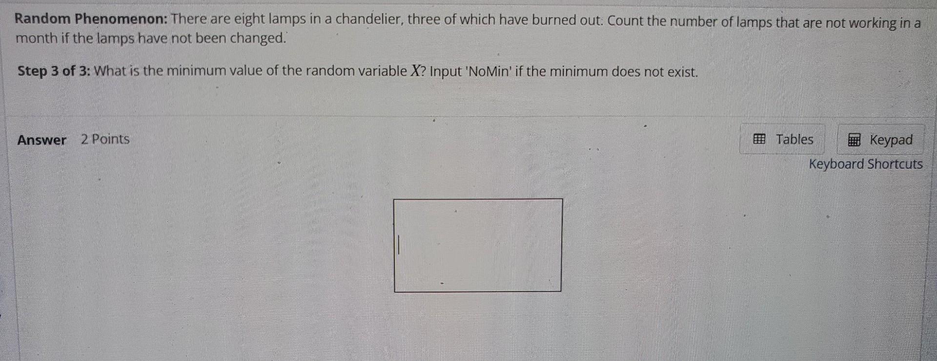 Solved Random Phenomenon: There are eight lamps in a | Chegg.com