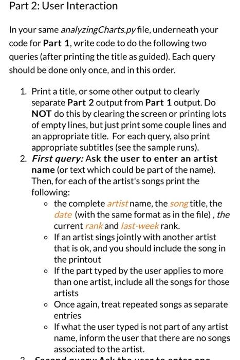Solved Your program should output the following information | Chegg.com