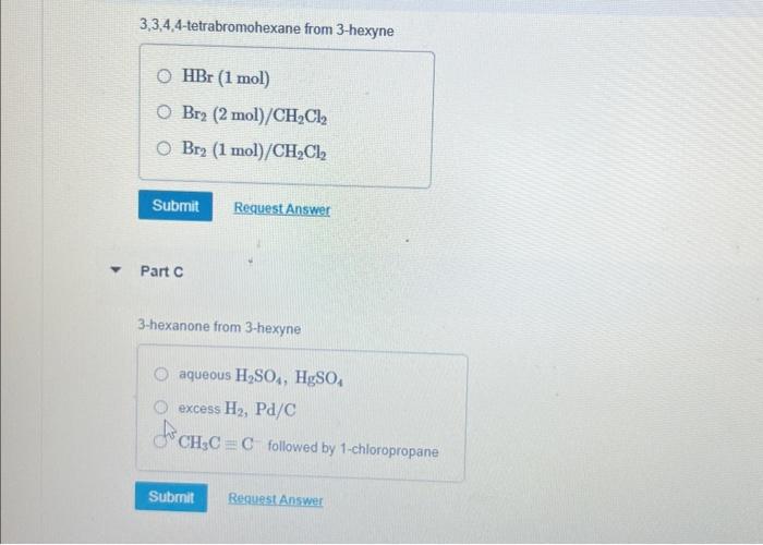 [Solved]: What reagents would you use for the following syn