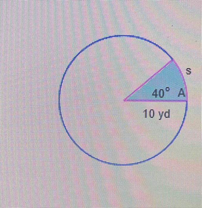 Solved find the length s and area A | Chegg.com