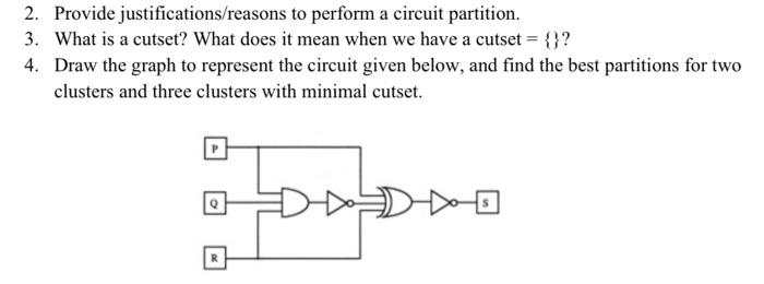 Solved 2. Provide justifications/reasons to perform a | Chegg.com