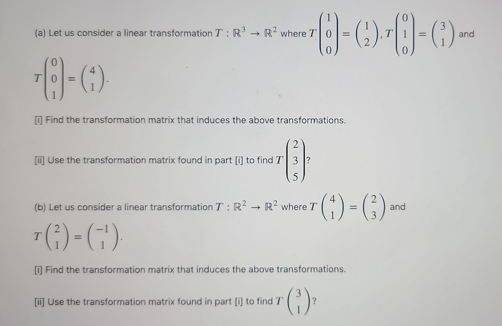 Solved 3 (1) - ( ) - ( ) - ( ) - = T 1 = and (a) Let us | Chegg.com