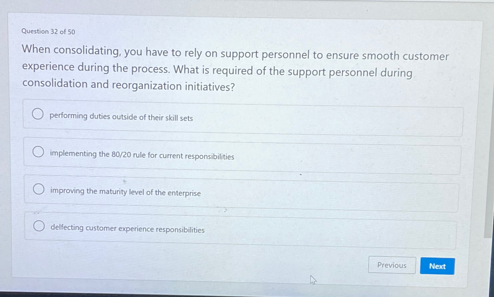 Solved Question 32 ﻿of 50When consolidating, you have to | Chegg.com