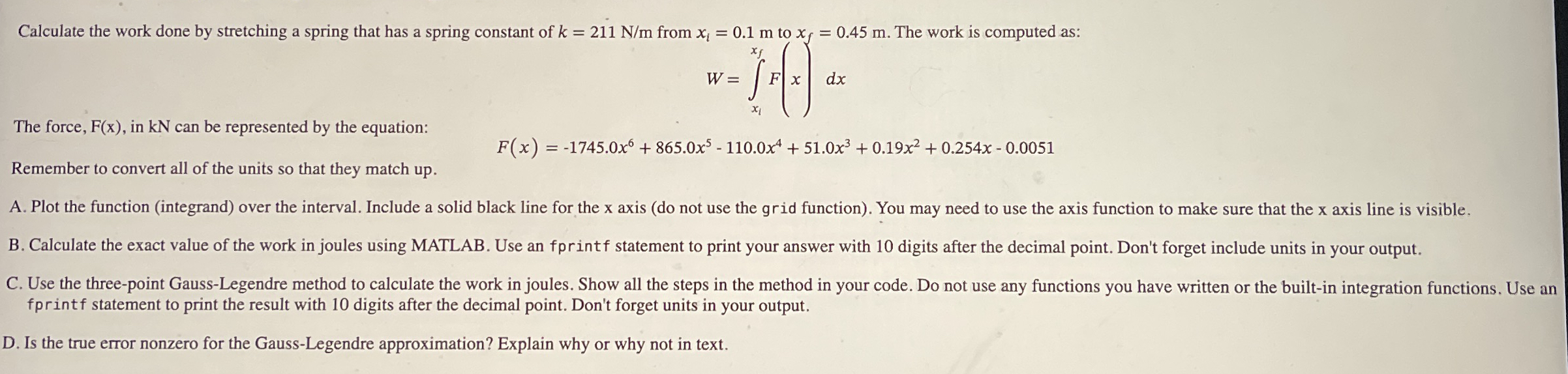 Solved Please help in matlab, beginner level | Chegg.com