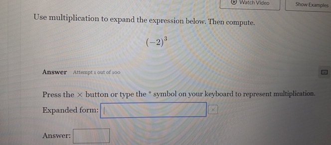 Solved Use multiplication to expand the expression below. | Chegg.com