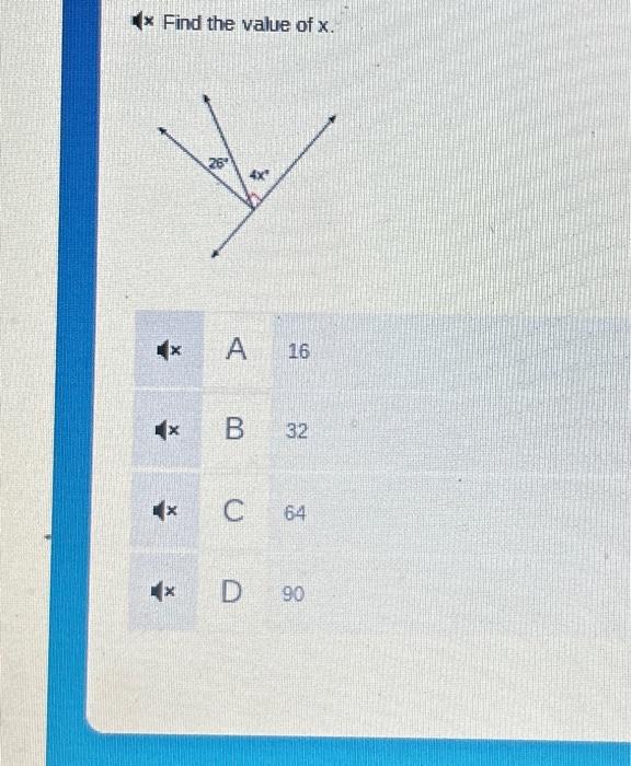 Solved (x Find the value of x. | Chegg.com