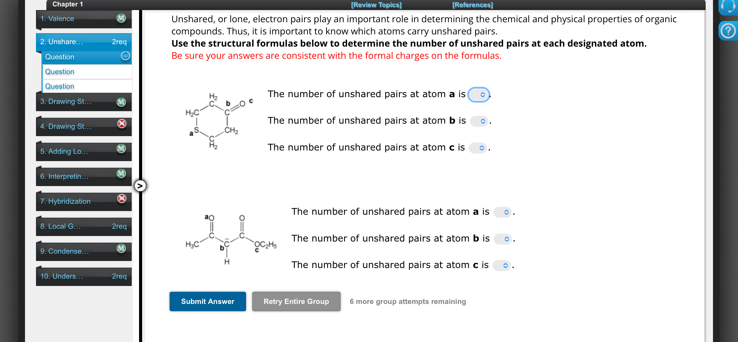 Unshared, or lone, electron pairs play an important | Chegg.com