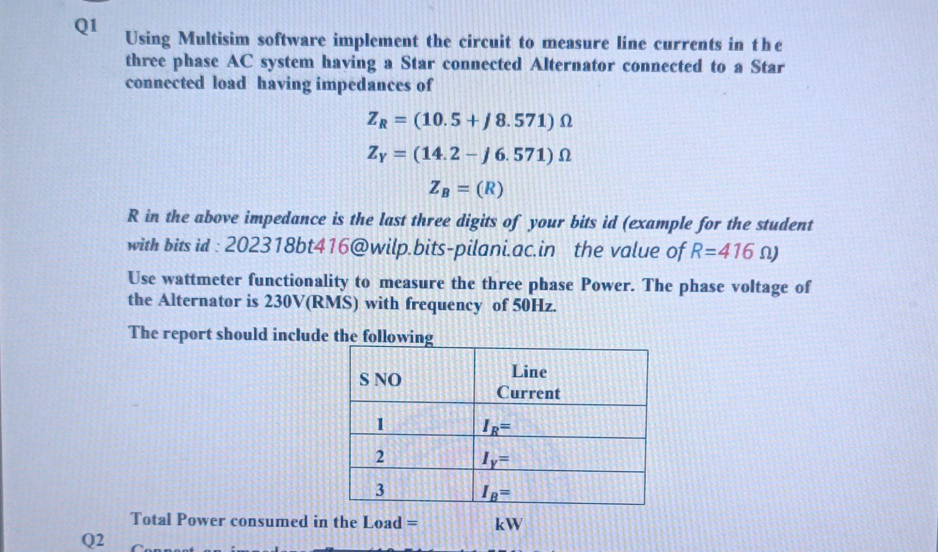 Solved Using Multisim software implement the circuit to | Chegg.com
