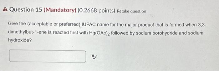 Solved Give the name of the reactive intermediate that forms | Chegg.com