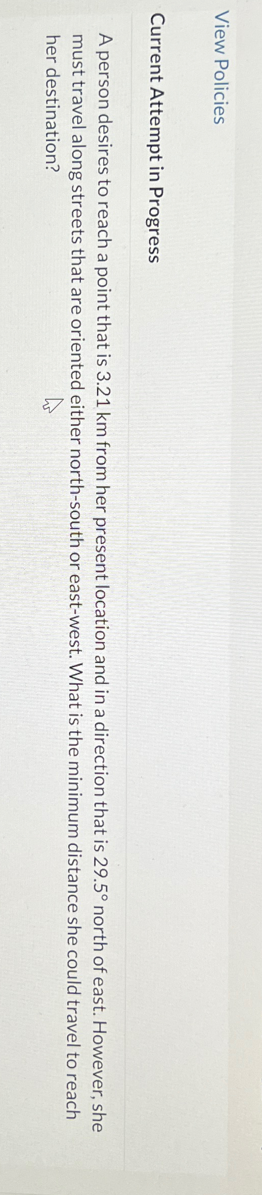 Solved View PoliciesCurrent Attempt in ProgressA person | Chegg.com