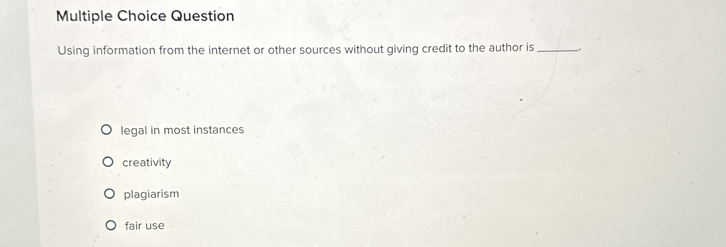 Multiple Choice QuestionUsing information from the | Chegg.com