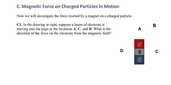 Solved Please help with C1 and and how to answer/explain the | Chegg.com