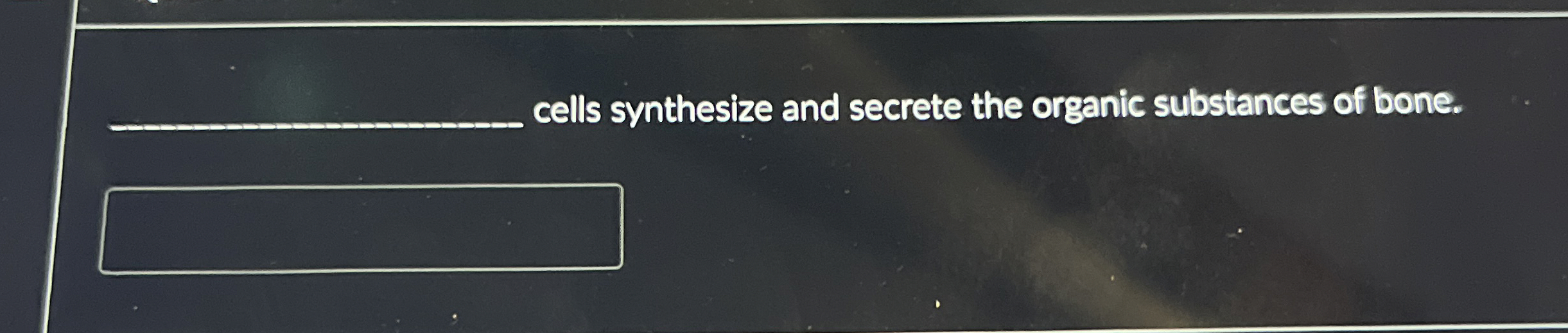 Solved cells synthesize and secrete the organic substances | Chegg.com