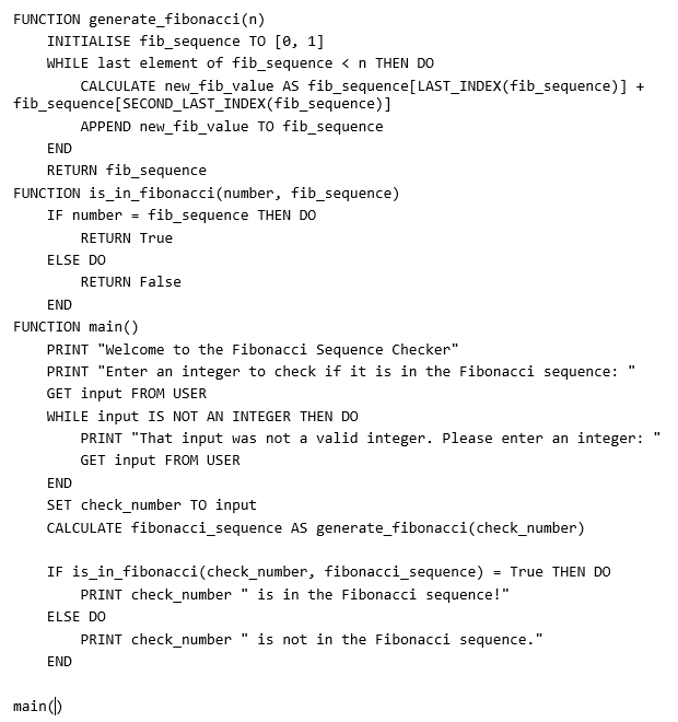 Solved Using the pseudo code which part of this contains a | Chegg.com