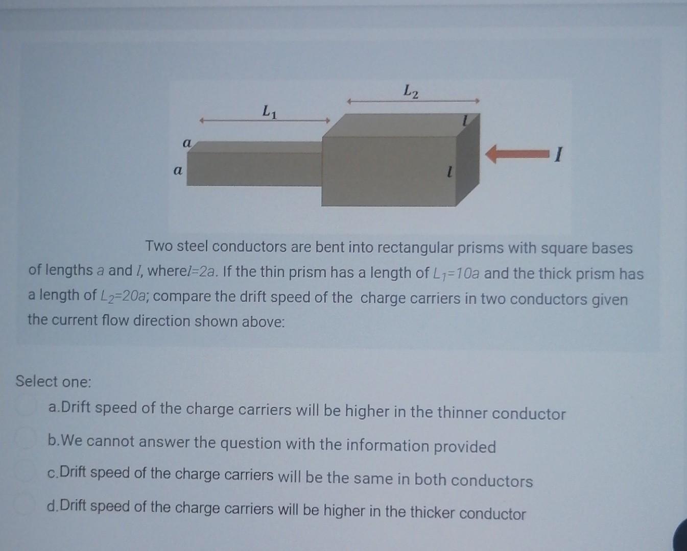Solved Two steel conductors are bent into rectangular prisms | Chegg.com