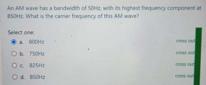 Solved Given baseband message signals that have bandwidth of | Chegg.com