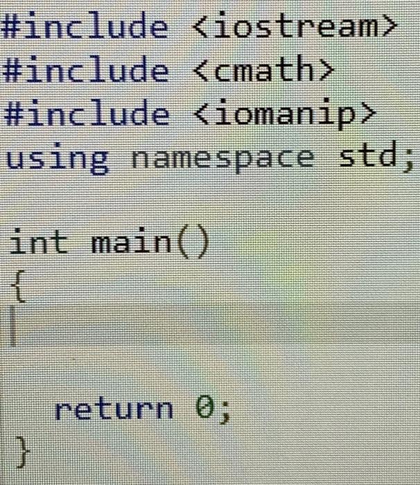 Solved Programming Instructions Write a program which reads | Chegg.com