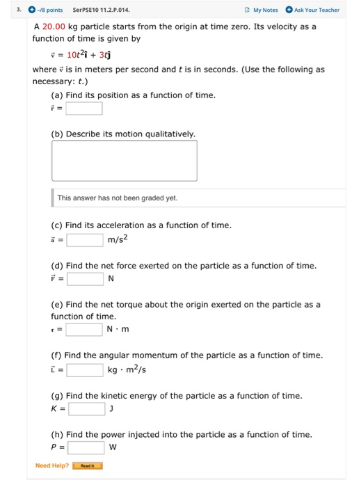 Solved 3. 8 points SerPSE10 11.2.P.014. My Notes Ask Your | Chegg.com Solved 3. 8 points SerPSE10 11.2.P.014. My Notes Ask Your | Chegg.com
