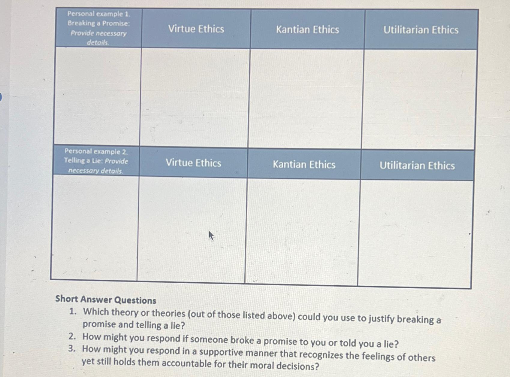 Solved \table[[\table[[Personal example 1.],[Breaking a | Chegg.com