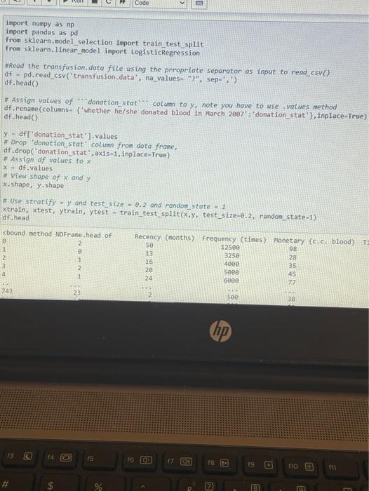 Solved Model 3: Quadratic Discriminant Analysis 1. Apply QDA | Chegg.com