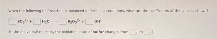 Solved When the following equation is balanced properly | Chegg.com